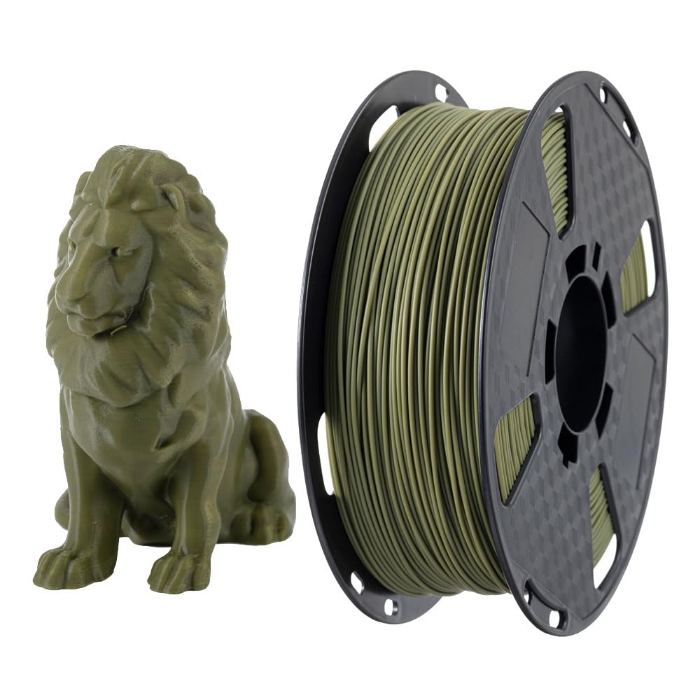 Premium HS PLA+ ARMY GREEN Filament 1.75mm | Embeddinator